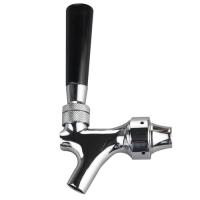 China Chrome Plated Brass Draft Beer Tap Faucet 1-1/8-18 Thread for American Shanks and Towers for sale