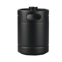 China Matte Black CO2 Mini Keg Dispenser With Regulator And Tap Spear for sale
