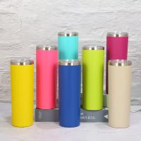 China 20oz Powder Coated Stainless Steel Vacuum Insulated Tumbler with BPA Free Lid for sale