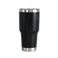 China 30oz Powder Coated Stainless Steel Insulated Tumbler with Lid Double Wall Vacuum for sale