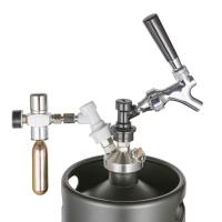 China SS304 Double Wall 5L Carbonated Drink Ball Lock Mini Keg for sale
