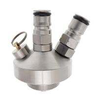 China SS304 Double Wall 5L Carbonated Drink Ball Lock Mini Keg for sale
