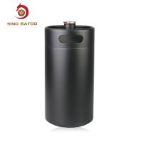 China Black Powder Coating 5L Insulated Mini Keg for sale