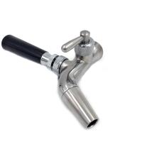 China Stainless Steel Homebrew Beer Keg Faucet Flow Control Forward Sealing 18/8 1-1/8-18 Thread for sale