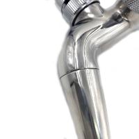China Stainless Steel Homebrew Beer Keg Faucet Flow Control Forward Sealing 18/8 1-1/8-18 Thread for sale