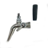 China 18/8 Stainless Steel Beer Keg Faucets With Flow Control for sale