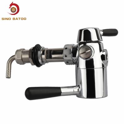 China Stainless Steel Growler Filler Beer Keg Faucet Defoaming 5/8 G Thread 28mm Bottle for sale