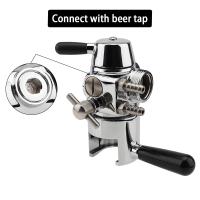 China Stainless Steel Growler Filler Beer Keg Faucet Defoaming 5/8 G Thread 28mm Bottle for sale