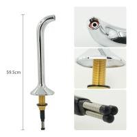 China One Way Chrome Plated Single Faucet Beer Tower For Brass Beer Dispenser for sale