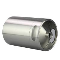 China Polished 5 Litre Ball Lock Mini Keg 304 Stainless Steel Beer Dispenser System for sale