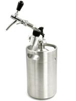China Adjustable Pressure Regulator 5L Draft Beer Tap Dispenser with 30psi CO2 Regulator for sale