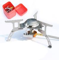 China Electronic Ignition 3500W Outdoor Camping Gas Stove 18x7.5cm Portable BBQ Cooker for sale