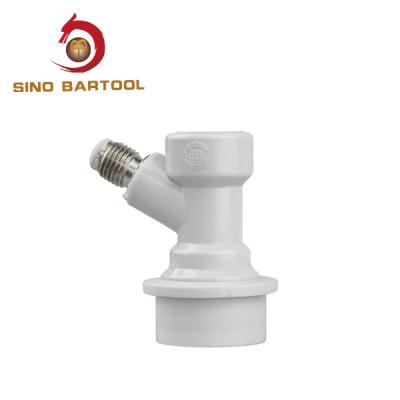 China PP Gas Thread Ball Lock Quick Connect 1/4 Inch for 2L-10L Kegs Sealed Connector for sale