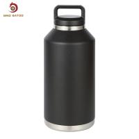 China Double Wall 64 Ounce Stainless Steel Water Bottle With Chug Cap for sale