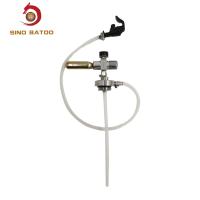 China 128oz 304 Stainless Steel Mini Keg Dispenser with CO2 Beer Tapping System for sale