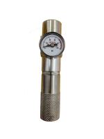 China 18/8 Cartridge Shell Aluminum Nitrogen Mini Regulator 0-60PSI Gauge for sale