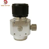 China Aluminum CO2 Mini Gas Regulator 1.8K Burst Valve 0-25 PSI for Beer Keg Dispensing for sale