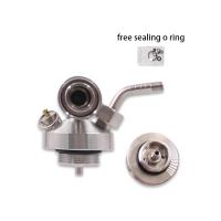 China SUS304 Stainless Steel Twist Tube Pressurized Mini Keg Dispenser with 30PSI Safety Valve for 5L Keg for sale