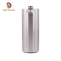 China 128oz 4L 304 Stainless Steel Mini Barrel Beer Keg for sale