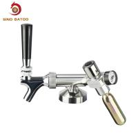 China 128oz 3.8L Pressurized Mini Keg with 30PSI Adjustable Regulator Stainless Steel Beer Dispenser for sale