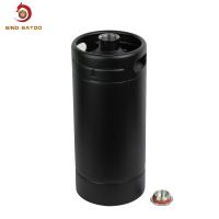 China 128oz 3.8L Pressurized Mini Keg with 30PSI Adjustable Regulator Stainless Steel Beer Dispenser for sale