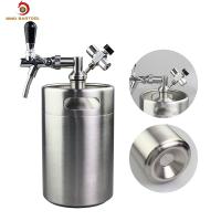 China SUS304 Pressurized Mini Keg Adjustable Flow , 5L Pressurized Growler Tap System for sale
