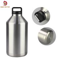 China 128oz 3.8L Stainless Steel Insulated Beer Growler Dispenser with 30psi CO2 Regulator for sale