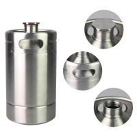 China OEM Food Grade SS304 Double Wall 2L Mini Beer Keg for sale
