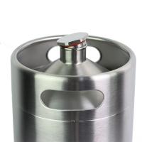 China 128oz 4L Double Wall Vacuum Insulated Stainless Steel Mini Keg Growler for Beer for sale