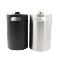 China 4L Stainless Steel Double Wall Mini Cornelius Beer Keg for sale