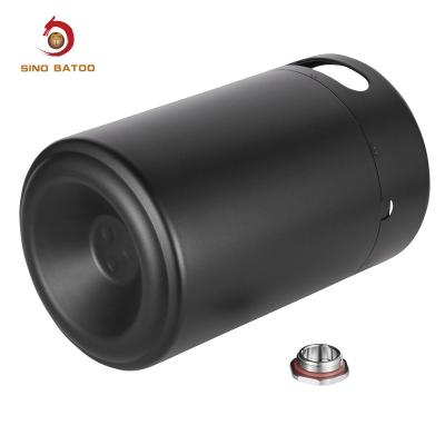 China SS304 Double Wall Vacuum Insulated Mini Keg 4L Nitro Draft Beer Growler for sale