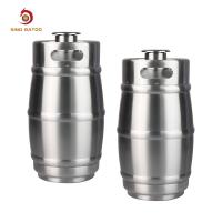 China 5L Stainless Steel Beer Keg Double Wall Vacuum Portable Mini Keg for Draft Beer for sale