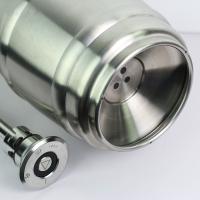 China LFGB Portable Double Wall 5L Stainless Steel Mini Keg Refillable Beer Growler for sale