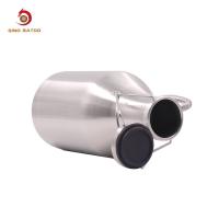China 64oz 1.89L Double Wall Stainless Steel Growler with Flip Top Lid for sale