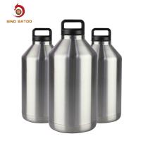 China 128oz 3.78L Double Wall Vacuum Insulated Stainless Steel Beer Growler for sale