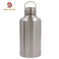 China 64oz 2L Wide Mouth Vacuum Insulated Stainless Steel Water Bottle BPA Free for sale