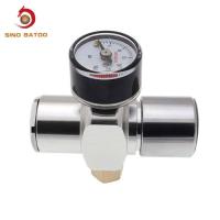 China No Leaking 0-60 PSI Mini Keg CO2 Regulator For Carbonation for sale