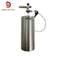 China Single Wall Stainless Steel Mini Keg With Party Picnic Tap System for sale