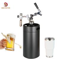 China Insulated Vacuum Ball Lock Mini Keg 2L 4L 5L Carbonated Drink Soda Keg Dispenser for sale