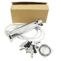 China 304 Stainless Steel 3 Faucet Draft Beer Tower 3x12 Inch Brushed Finish for sale