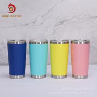China 20oz 304 Stainless Steel Double Wall Insulated Tumbler with Lid for Coffee Wine for sale