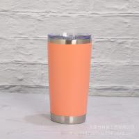 China 20oz 304 Stainless Steel Double Wall Insulated Tumbler with Lid for Coffee Wine for sale