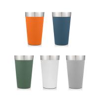 China 16oz Double Wall Vacuum Insulated Stainless Steel Tumbler Custom Logo for sale