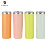 China White 20oz Vacuum Insulated Stainless Steel Tumbler Beer Pint Double Wall for sale