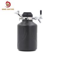 China Personalized 64oz Nitro Cold Brew Coffee Maker with Pressurization Cap and Antler Handle for sale