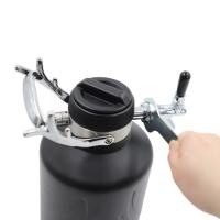 China Personalized 64oz Nitro Cold Brew Coffee Maker with Pressurization Cap and Antler Handle for sale
