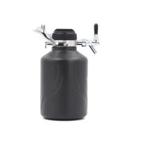 China 64oz Nitro Cold Brew Coffee Maker Stainless Steel Pressurized Growler System for sale