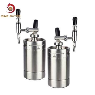 China 2L Vacuum Insulated Stainless Steel Nitro Cold Brew Coffee Keg System 64oz for sale