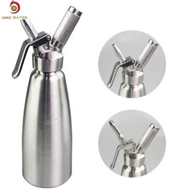 China Stainless Steel 1L Nitro Coffee Whipped Cream Dispenser for sale