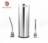 China SS304 10L Homebrew Flat Bottom Big Mouth Beer Keg Stackable Draft for sale